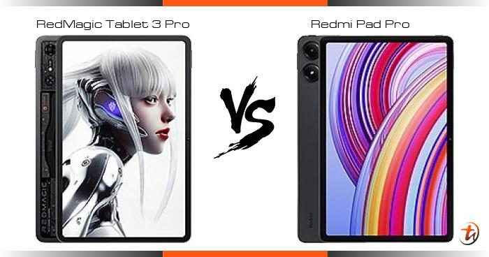 Banding RedMagic Tablet 3 Pro dan Redmi Pad Pro - Spesifikasi dan harga ...