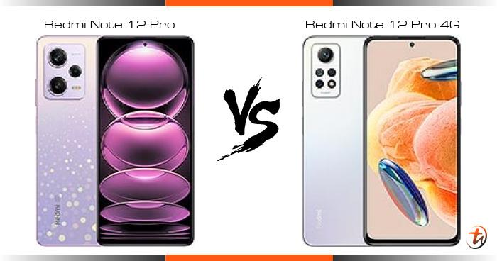 Banding Redmi Note 12 Pro dan Redmi Note 12 Pro 4G - Spesifikasi dan ...