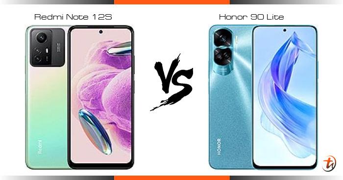 Redmi Note 12S 对比 Honor 90 Lite - 功能区别与规格参数对比 - TechNave 中文版