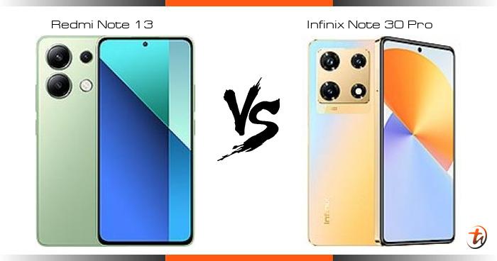 Banding Redmi Note 13 dan Infinix Note 30 Pro - Spesifikasi dan harga ...