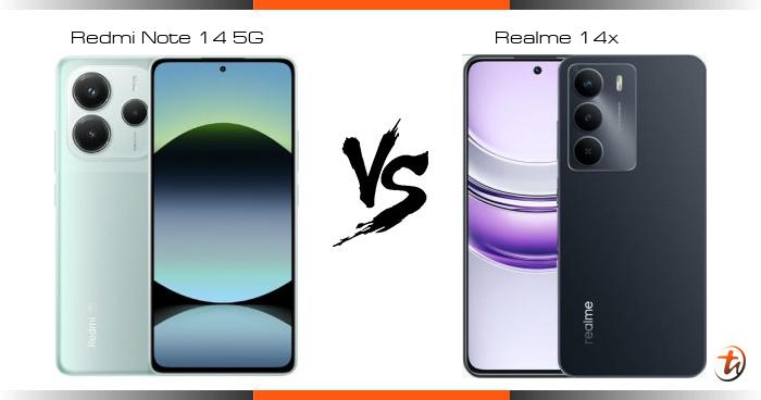 Redmi Note 14 5G 对比 Realme 14x - 功能区别与规格参数对比 - TechNave 中文版