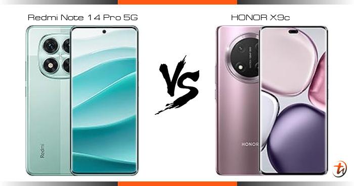 Banding Redmi Note 14 Pro 5G dan HONOR X9c - Spesifikasi dan harga di ...