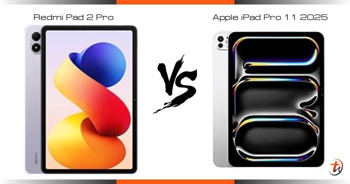 Banding Redmi Pad 2 Pro dan Apple iPad Pro 11 2025 - Spesifikasi dan ...