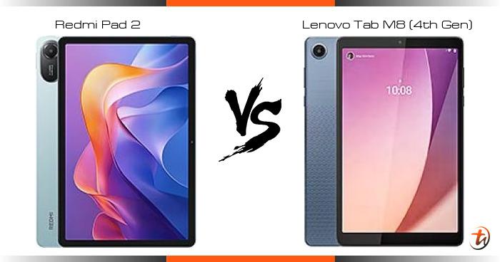 Banding Redmi Pad 2 dan Lenovo Tab M8 (4th Gen) - Spesifikasi dan harga ...