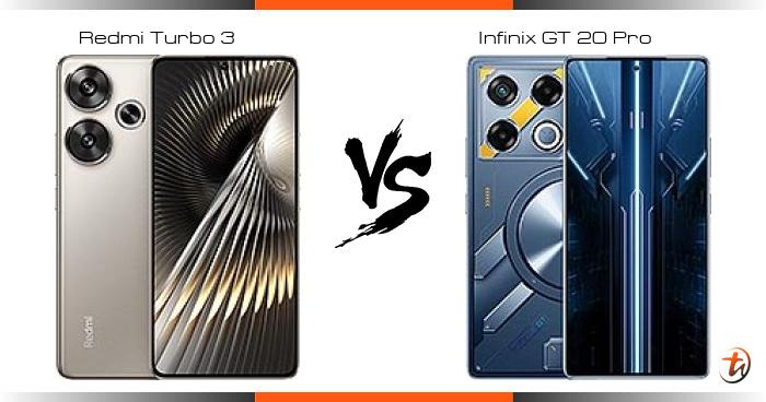 Banding Redmi Turbo 3 dan Infinix GT 20 Pro - Spesifikasi dan harga di Malaysia - TechNave BM