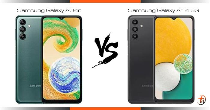 Samsung Galaxy A04s 对比 Samsung Galaxy A14 5G - 功能区别与规格参数对比 - TechNave 中文版