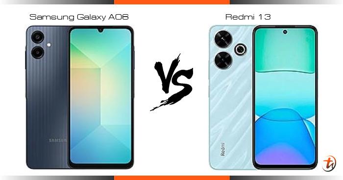 Banding Samsung Galaxy A06 dan Redmi 13 - Spesifikasi dan harga di ...