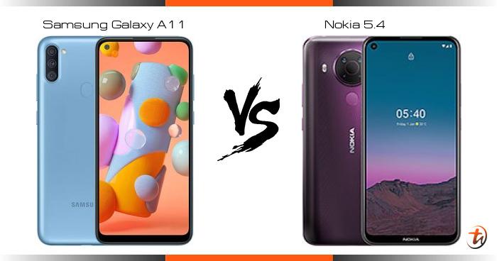 Compare Samsung Galaxy A11 vs Nokia 5.4 specs and Malaysia price ...