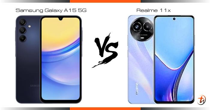 Samsung Galaxy A15 5G 对比 Realme 11x - 功能区别与规格参数对比 - TechNave 中文版