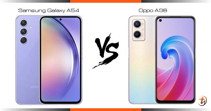 Samsung Galaxy A54 对比 Oppo A96 - 功能区别与规格参数对比 - TechNave 中文版