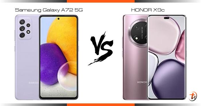 Banding Samsung Galaxy A72 5G dan HONOR X9c - Spesifikasi dan harga di ...