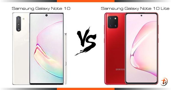 Compare Samsung Galaxy Note 10 vs Samsung Galaxy Note 10 Lite specs and ...