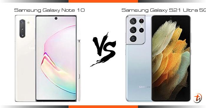 Banding Samsung Galaxy Note 10 dan Samsung Galaxy S21 Ultra 5G ...