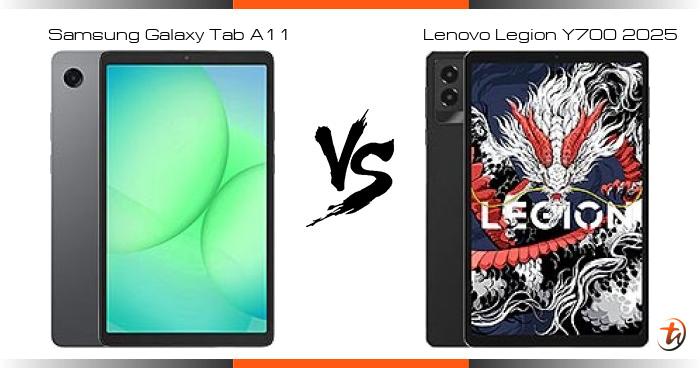 Samsung Galaxy Tab A11 对比 Lenovo Legion Y700 2025 - 功能区别与规格参数对比 ...