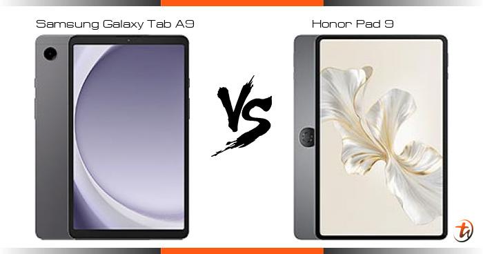 Banding Samsung Galaxy Tab A9 dan Honor Pad 9 - Spesifikasi dan harga ...