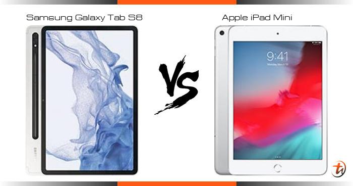 Banding Samsung Galaxy Tab S8 dan Apple iPad Mini - Spesifikasi dan ...