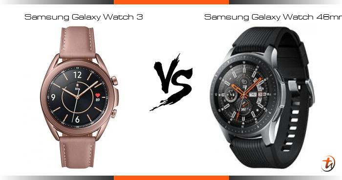 Compare Samsung Galaxy Watch 3 vs Samsung Galaxy Watch 46mm specs and ...