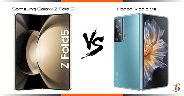 Samsung Galaxy Z Fold 5 对比 Honor Magic Vs - 功能区别与规格参数对比 - TechNave 中文版