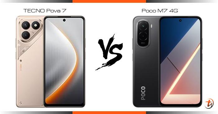 Banding TECNO Pova 7 dan Poco M7 4G - Spesifikasi dan harga di Malaysia ...