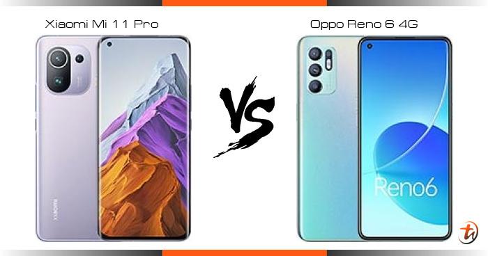 Banding Xiaomi Mi 11 Pro dan Oppo Reno 6 4G - Spesifikasi dan harga di ...