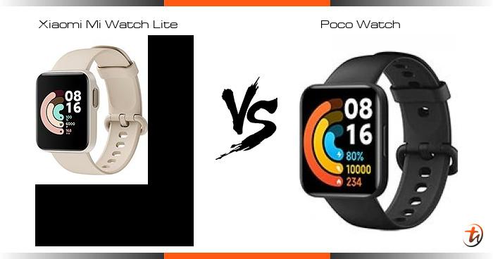 Banding Xiaomi Mi Watch Lite dan Poco Watch - Spesifikasi dan harga di ...
