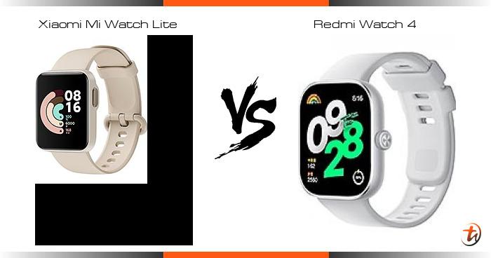 Banding Xiaomi Mi Watch Lite dan Redmi Watch 4 - Spesifikasi dan harga ...