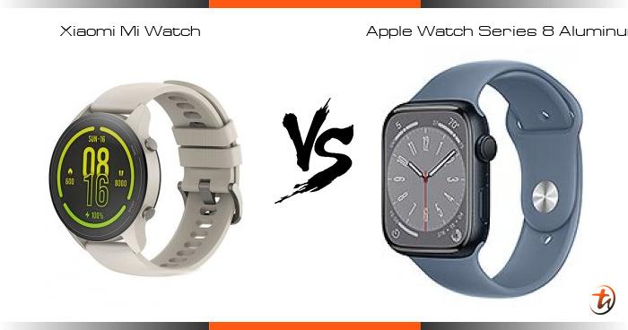 Banding Xiaomi Mi Watch dan Apple Watch Series 8 Aluminum - Spesifikasi ...
