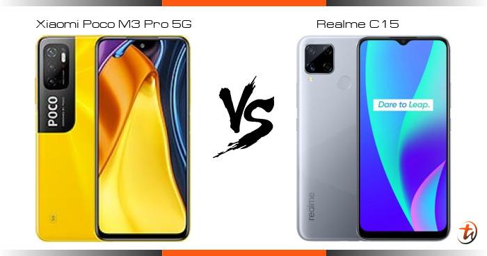 Banding Xiaomi Poco M3 Pro 5G dan Realme C15 - Spesifikasi dan harga di ...