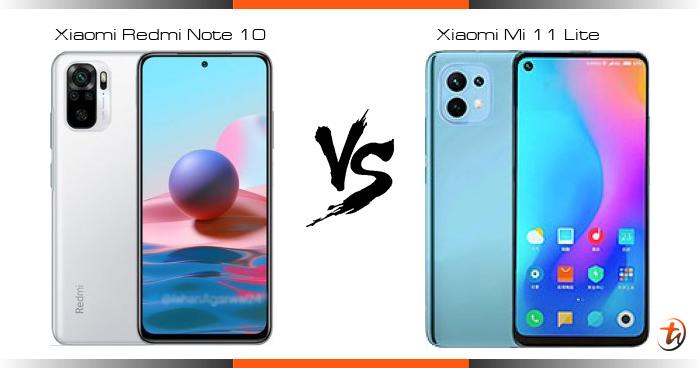 Banding Xiaomi Redmi Note 10 dan Xiaomi Mi 11 Lite - Spesifikasi dan ...