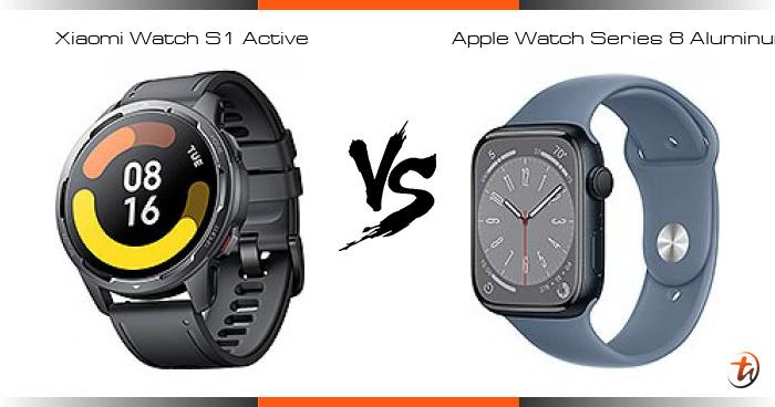Banding Xiaomi Watch S1 Active dan Apple Watch Series 8 Aluminum ...