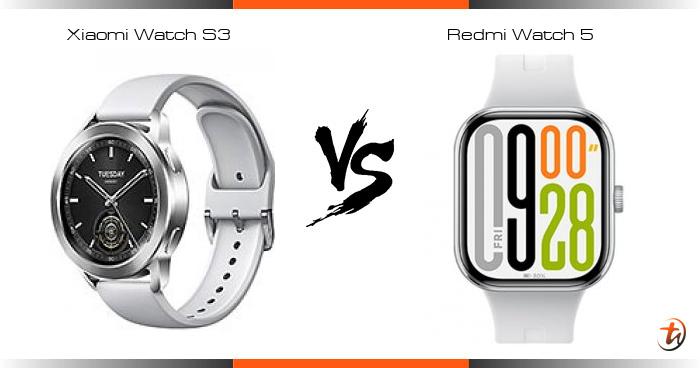 Banding Xiaomi Watch S3 dan Redmi Watch 5 - Spesifikasi dan harga di ...