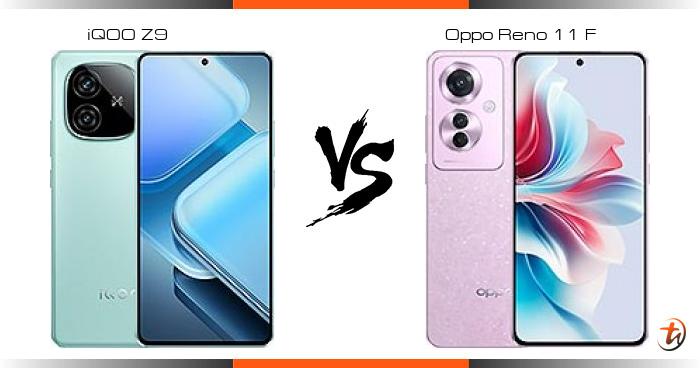 iQOO Z9 对比 Oppo Reno 11 F - 功能区别与规格参数对比 - TechNave 中文版