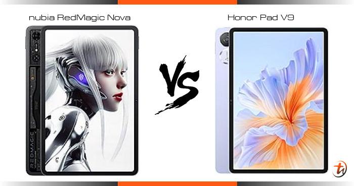 Banding nubia RedMagic Nova dan Honor Pad V9 - Spesifikasi dan harga di ...