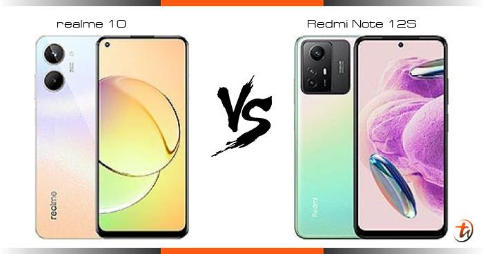 Banding realme 10 dan Redmi Note 12S - Spesifikasi dan harga di ...