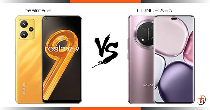 Banding realme 9 dan HONOR X9c - Spesifikasi dan harga di Malaysia ...