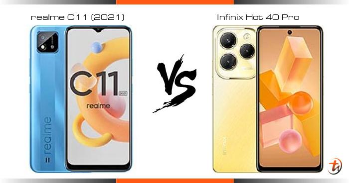 Banding realme C11 (2021) dan Infinix Hot 40 Pro - Spesifikasi dan ...