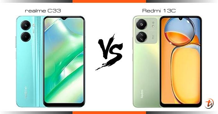 Banding realme C33 dan Redmi 13C - Spesifikasi dan harga di Malaysia ...