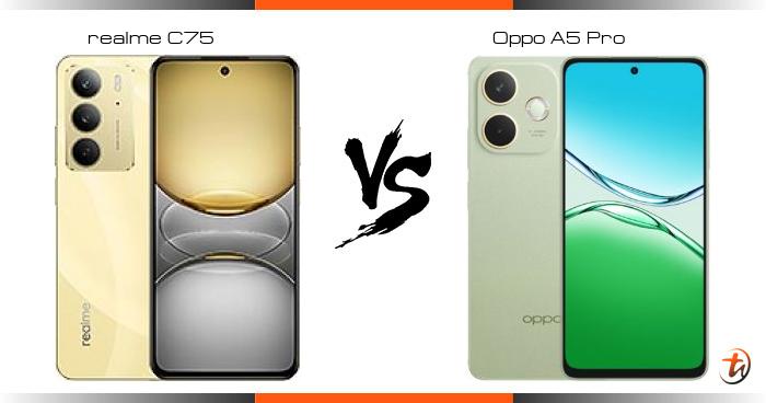 realme C75 对比 Oppo A5 Pro - 功能区别与规格参数对比 - TechNave 中文版