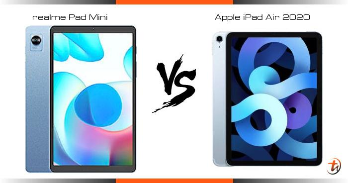 realme Pad Mini 对比 Apple iPad Air 2020 - 功能区别与规格参数对比 - TechNave 中文版