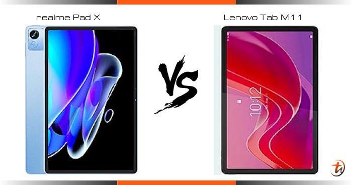 realme Pad X 对比 Lenovo Tab M11 - 功能区别与规格参数对比 - TechNave 中文版