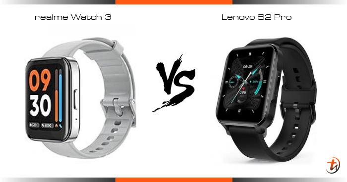 Banding realme Watch 3 dan Lenovo S2 Pro - Spesifikasi dan harga di ...