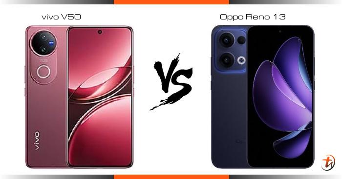 vivo V50 对比 Oppo Reno 13 - 功能区别与规格参数对比 - TechNave 中文版