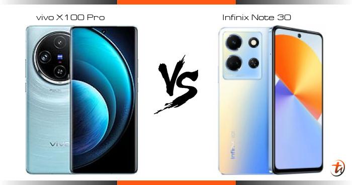 Banding vivo X100 Pro dan Infinix Note 30 - Spesifikasi dan harga di ...