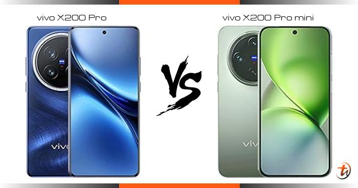 Banding vivo X200 Pro dan vivo X200 Pro mini - Spesifikasi dan harga di Malaysia - TechNave BM