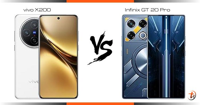 Banding vivo X200 dan Infinix GT 20 Pro - Spesifikasi dan harga di Malaysia - TechNave BM