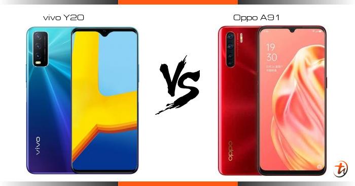 Banding vivo Y20 dan Oppo A91 - Spesifikasi dan harga di Malaysia ...