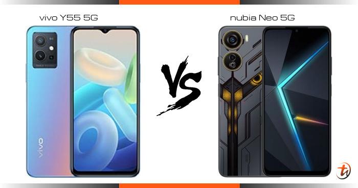 vivo Y55 5G 对比 nubia Neo 5G - 功能区别与规格参数对比 - TechNave 中文版